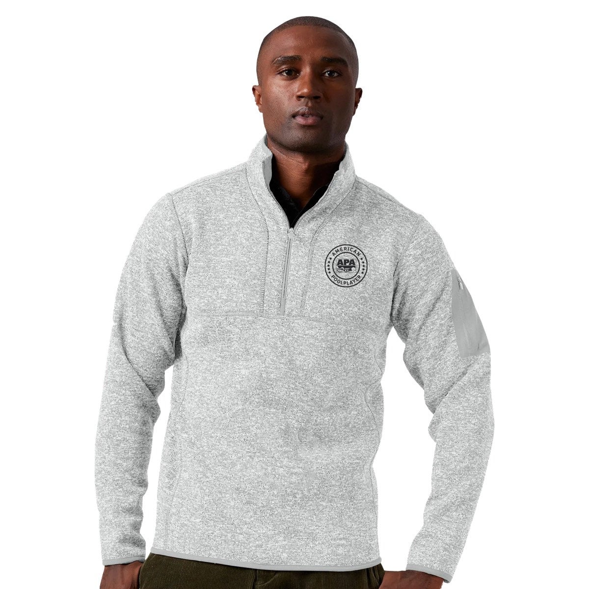 Pullover - Men Essentials 1/4 Zip Pullover APA Circle Logo | American ...