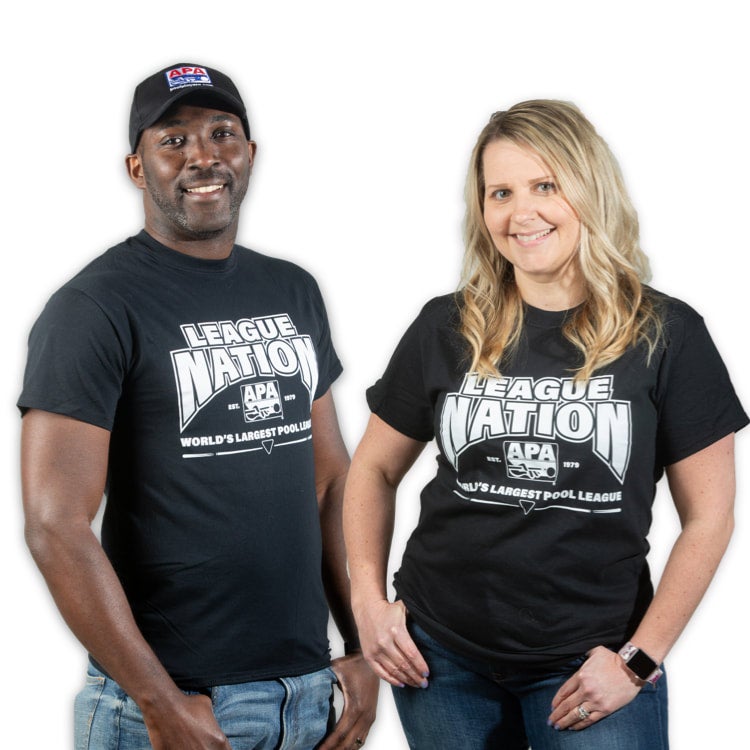 APA League Nation T-Shirt | American Poolplayers Association